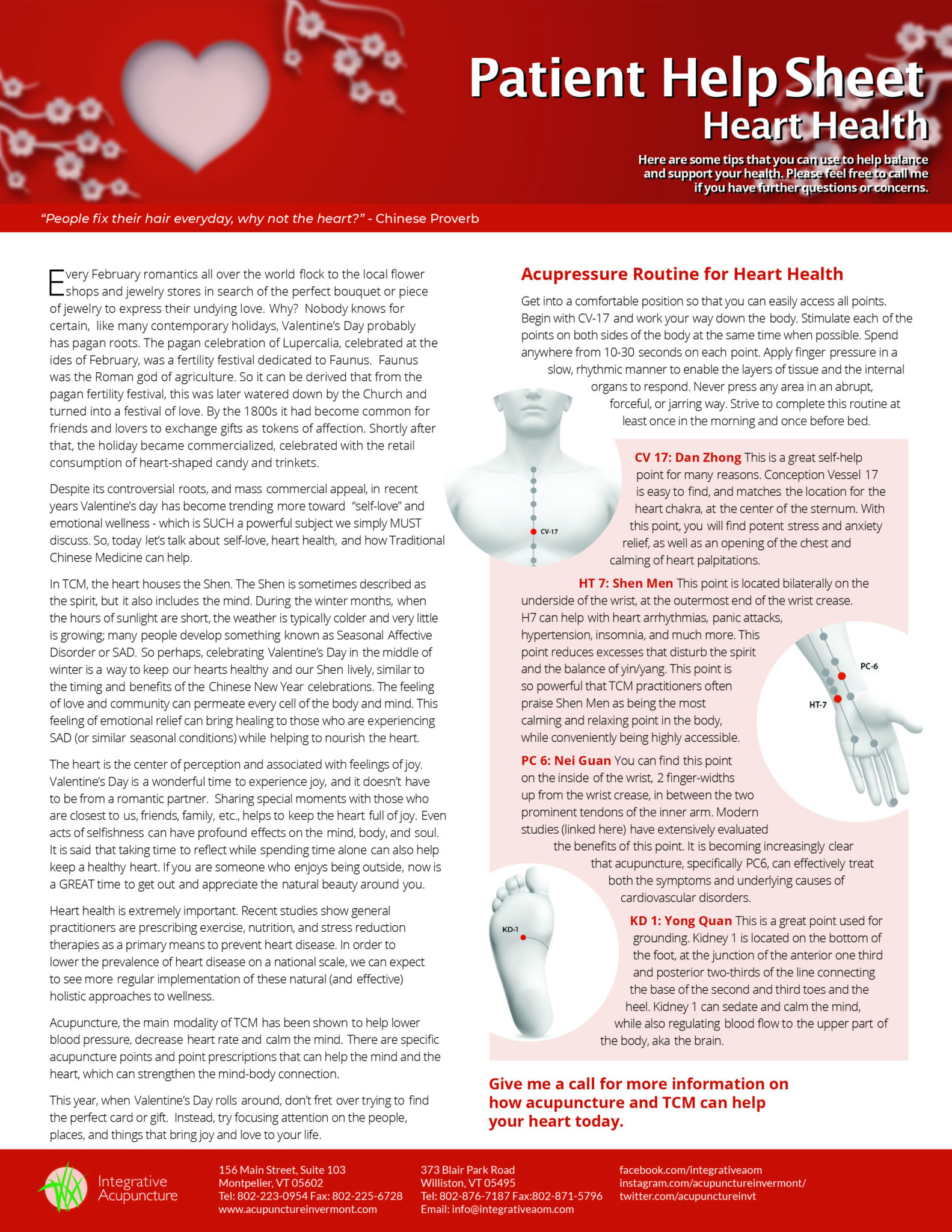 Imbalances in the TCM Heart - Integrative Acupuncture
